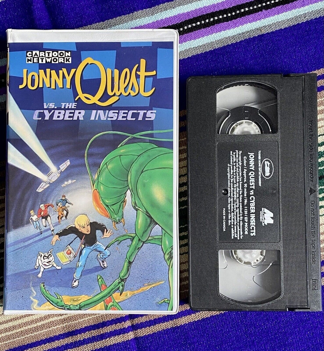 JOHNNY QUEST Vs. the Cyber Insects VHS 90s Cartoon Network Space Ghost Toonami - Etsy