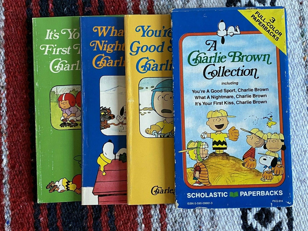 A Charlie Brown Collection 3 Full-color PB Boxed Set 1970s - Etsy