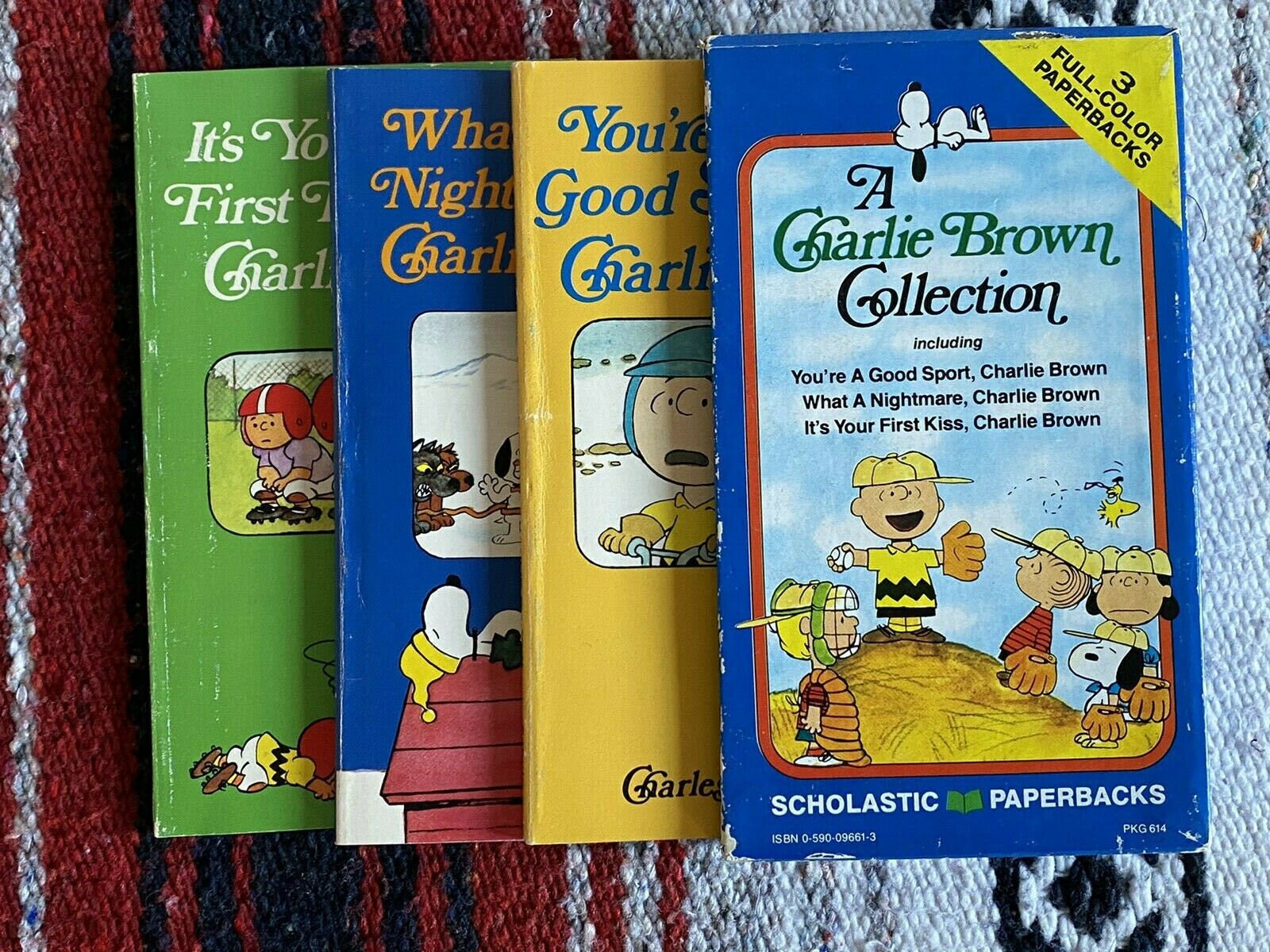 A Charlie Brown Collection 3 Full-color PB Boxed Set 1970s - Etsy