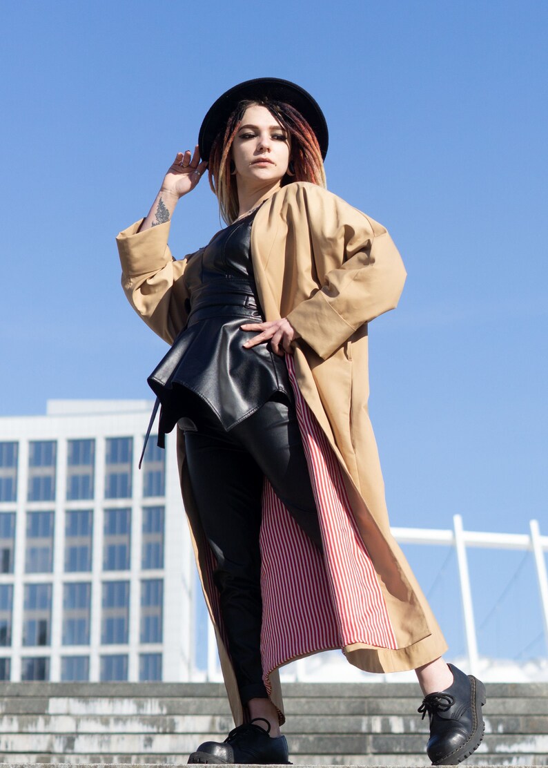 Leather Top With a Basque. Basque Crop Top Black Eco Faux - Etsy