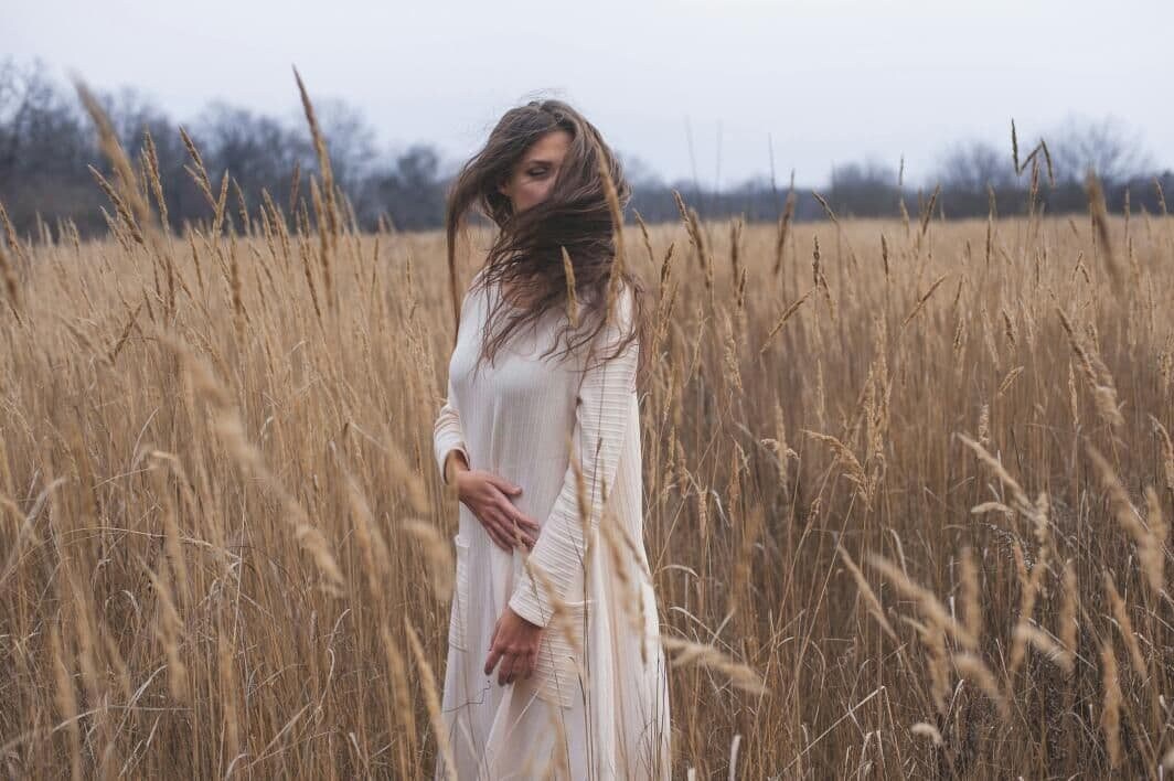 Wool Dress of Soft Peach Wool Gift for Women Wrap Dress Spring Cocktail ...