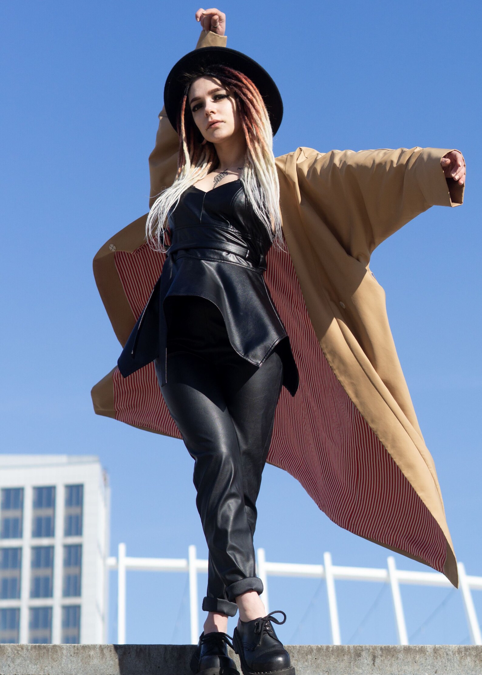 Leather Top With a Basque. Basque Crop Top Black Eco Faux - Etsy