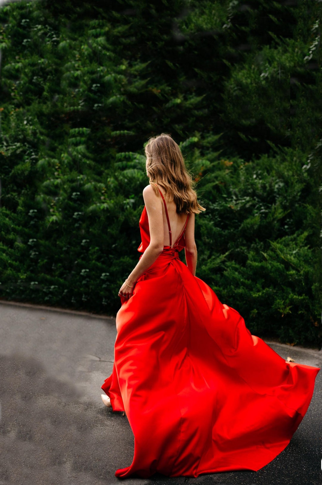 Cecilia Red Prom Dress Backless Long Maxi Dress Atonement Keira ...