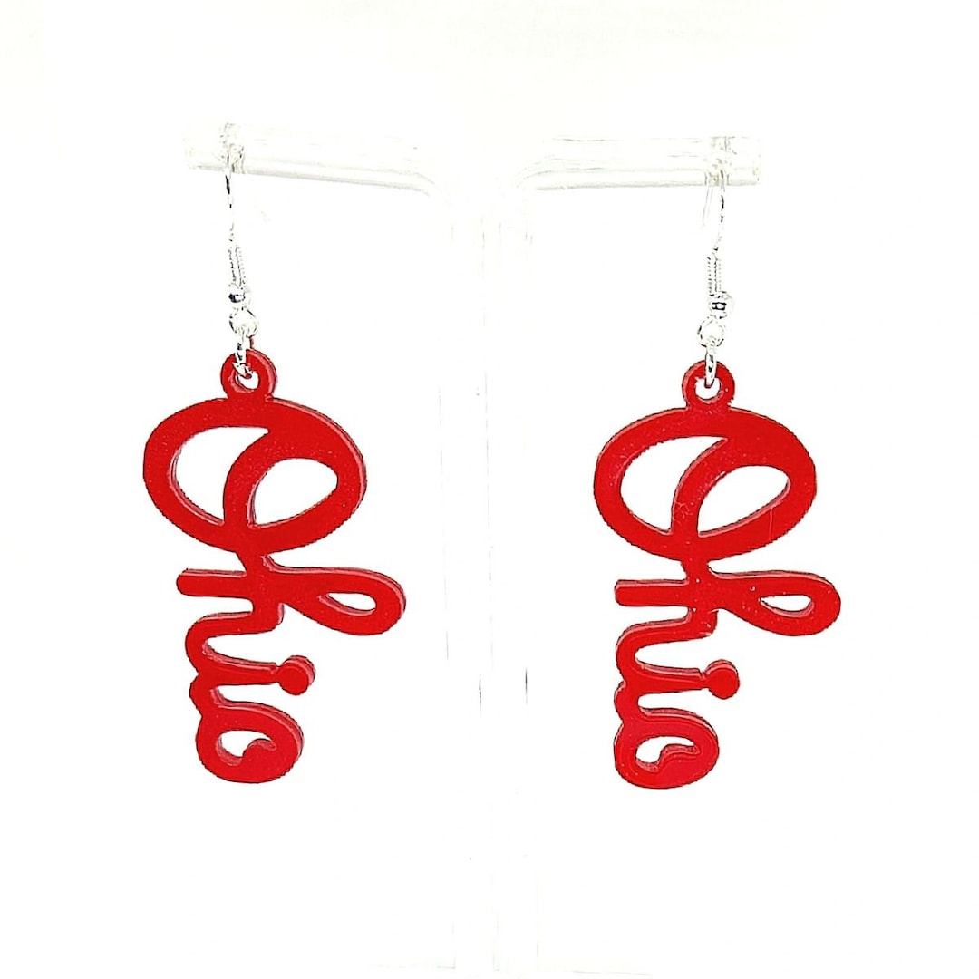 Ohio State University Buckeyes Officially Licensed Script Ohio Earrings ...