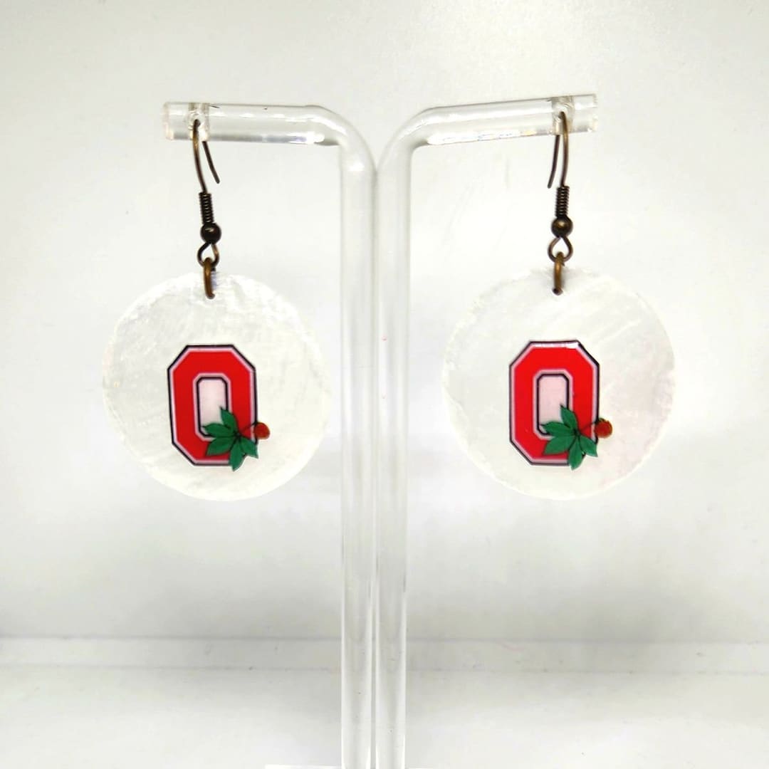 Ohio State Block O With Buckeye Leaf Officially Licensed - Etsy
