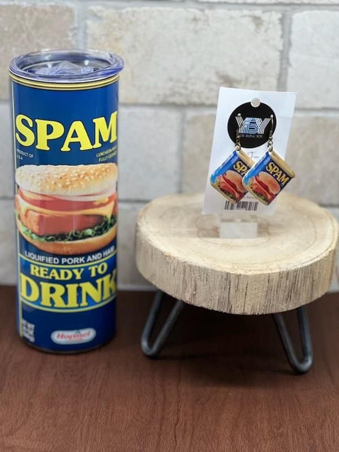 Processed Canned Meat Fun Funky Unique Food Earrings Dangles Handmade ...