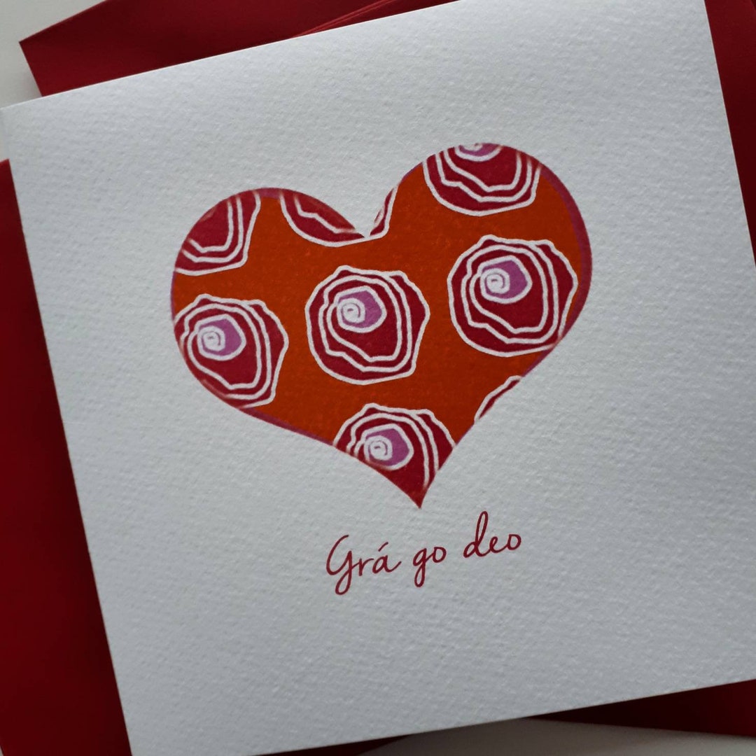 Grá Go Deo - Greeting Card - Etsy