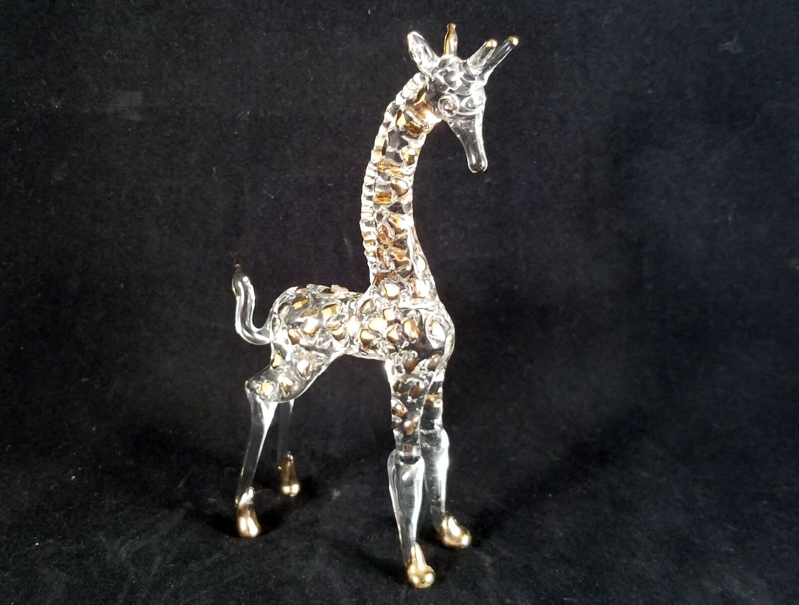 Hand Blown Glass Giraffe - Etsy