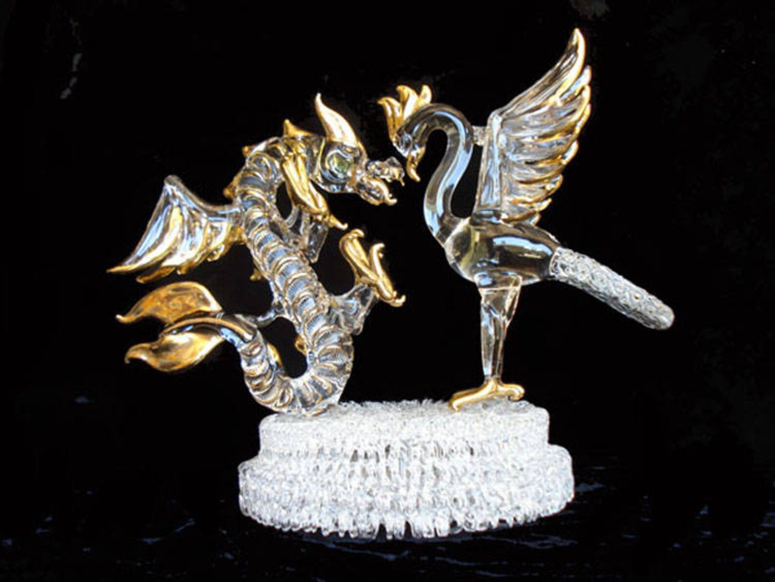 Dragon and the Phoenix Cake Topper - Etsy