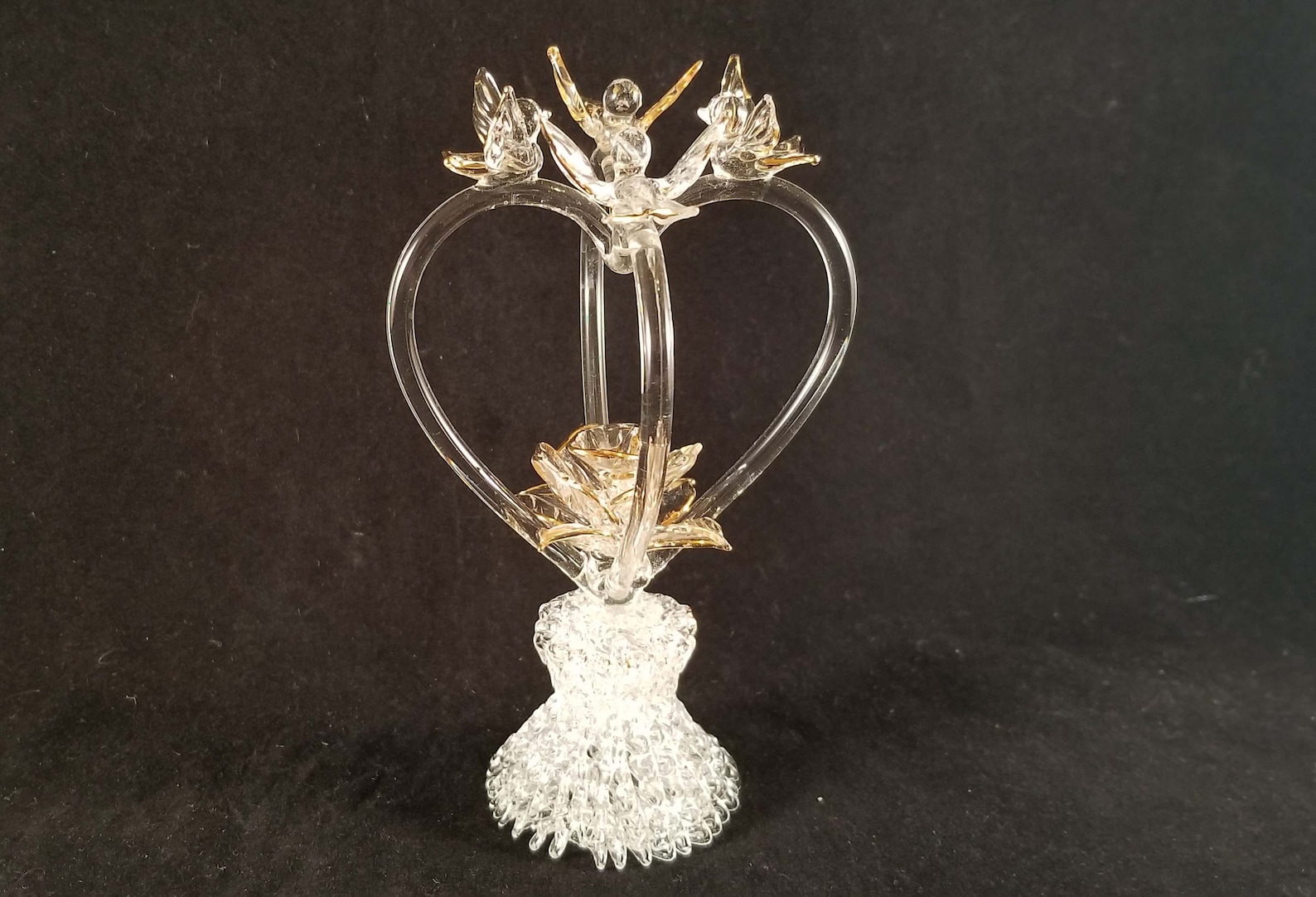 Double Heart Wedding Cake Topper. - Etsy