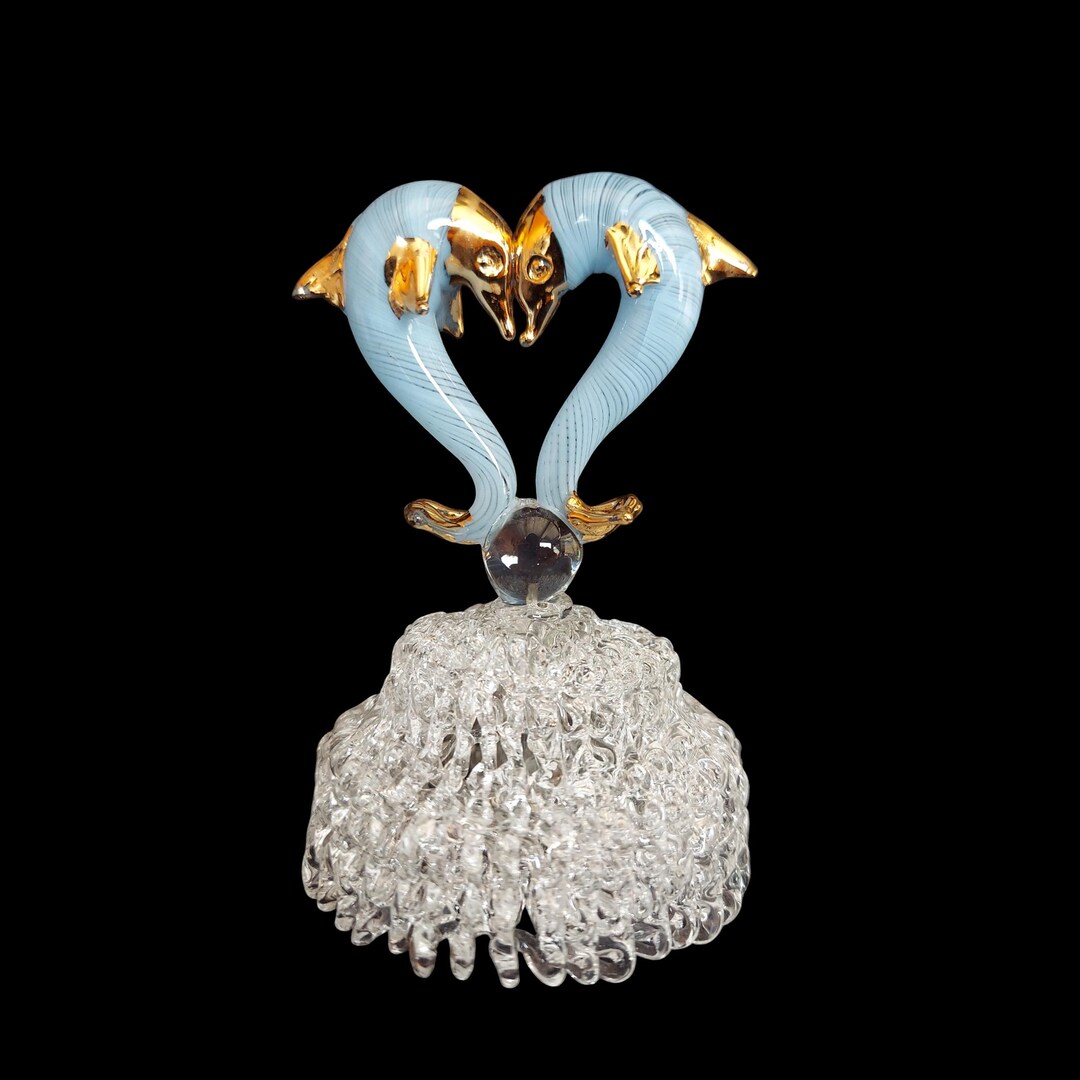 The Golden Fin Dolphin Wedding Cake Topper. - Etsy