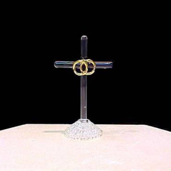 Wedding Cake Cross Cake Topper - Etsy