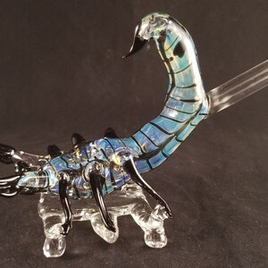 Hand Blown Glass Scorpion Pipe. - Etsy