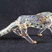 Hand Blown Glass Cheetah Pipe. - Etsy