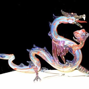 Hand Blown Glass Snake Dragon Pipe. - Etsy