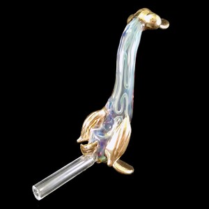 Hand Blown Glass Duck Pipe. - Etsy