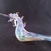 Hand Blown Glass Unicorn Pipe. - Etsy