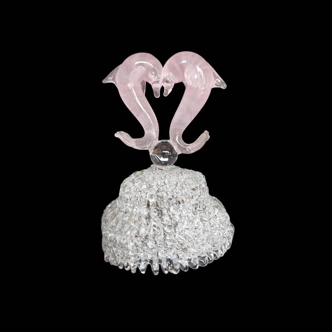 The Pink Dolphin Wedding Cake Topper. - Etsy