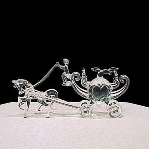 Mini Cinderella Coach Wedding Cake Topper - Etsy