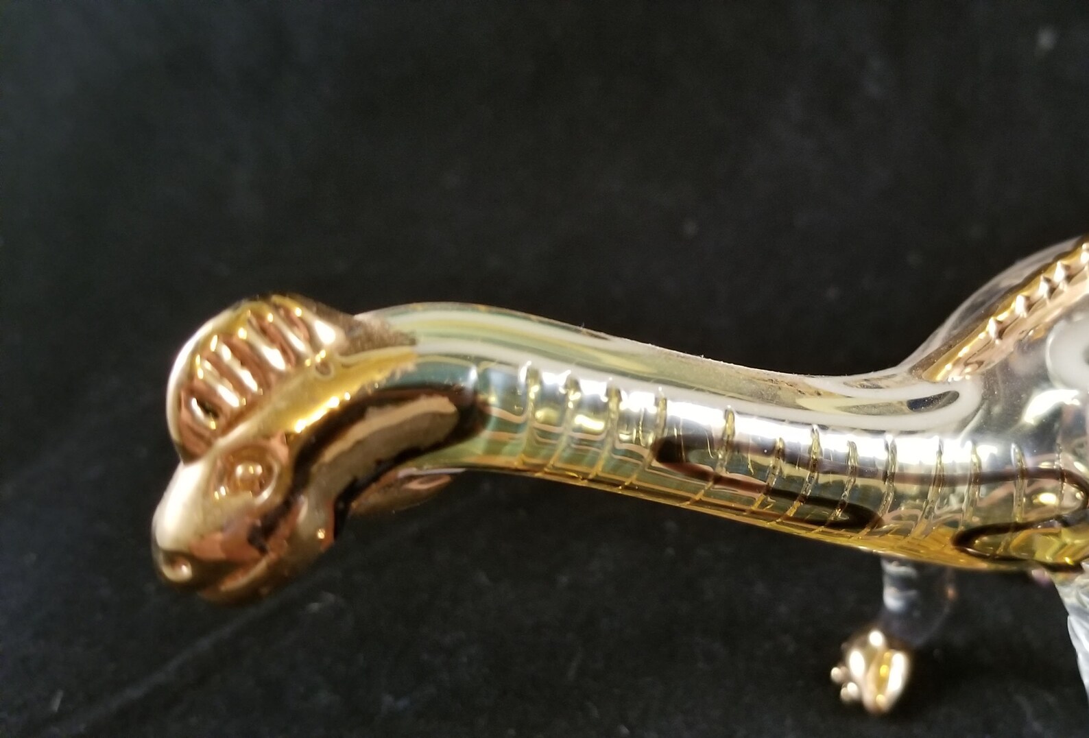Hand Blown Glass Dinosaur Pipe. | Etsy