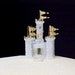 Hand Blown Glass Castle Cake Topper - Etsy