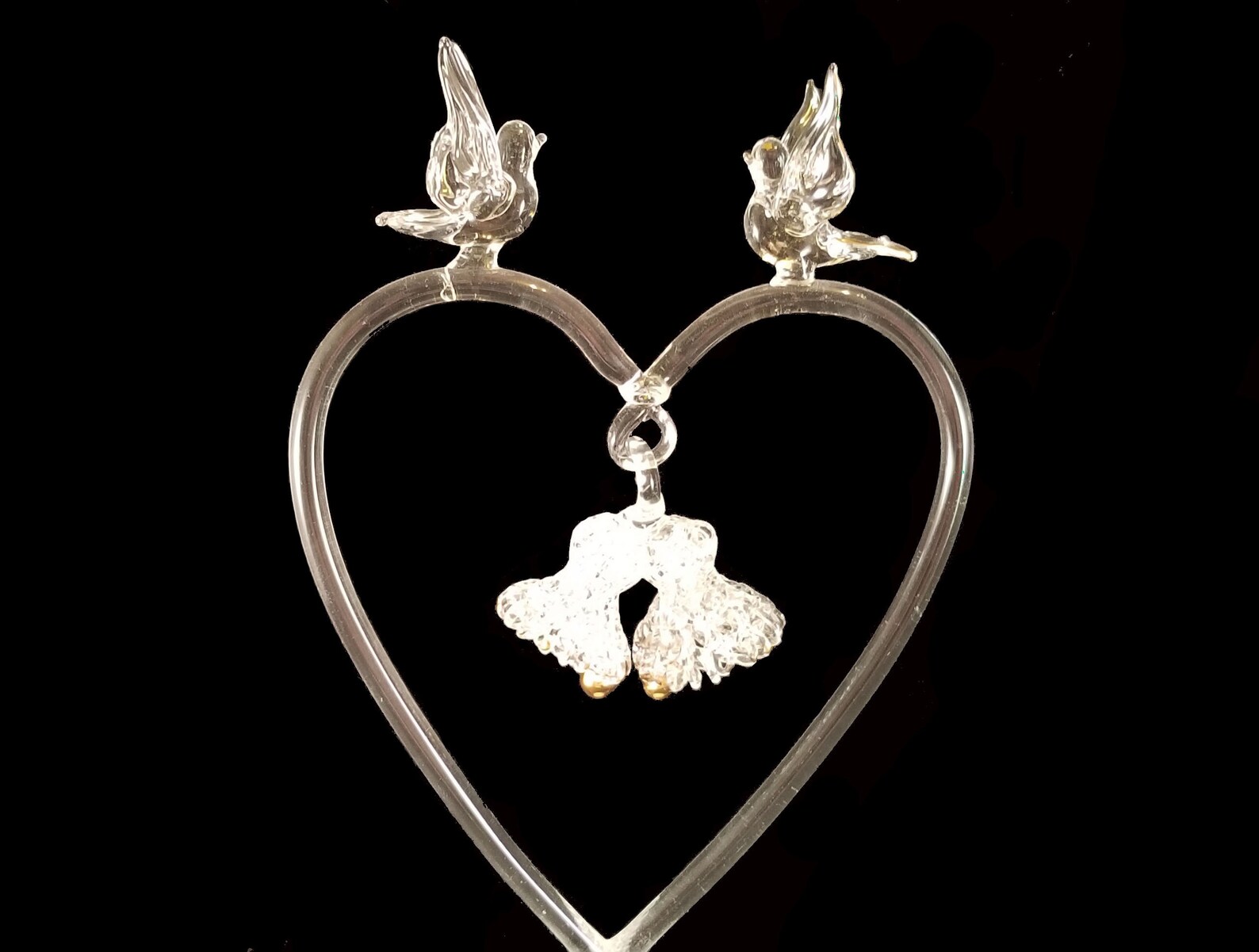 Wedding Heart Wedding Cake Topper. | Etsy