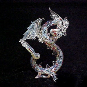 Hand Blown Glass Dragon Pipe. - Etsy