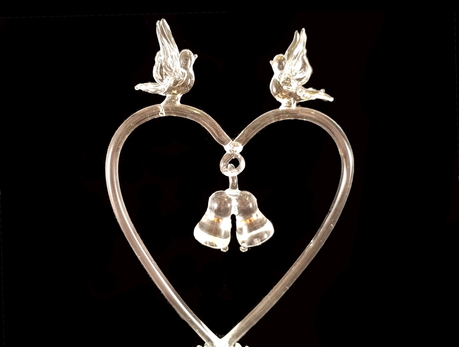 Wedding Heart Wedding Cake Topper. | Etsy