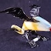 Hand Blown Glass Crow Pipe.. - Etsy