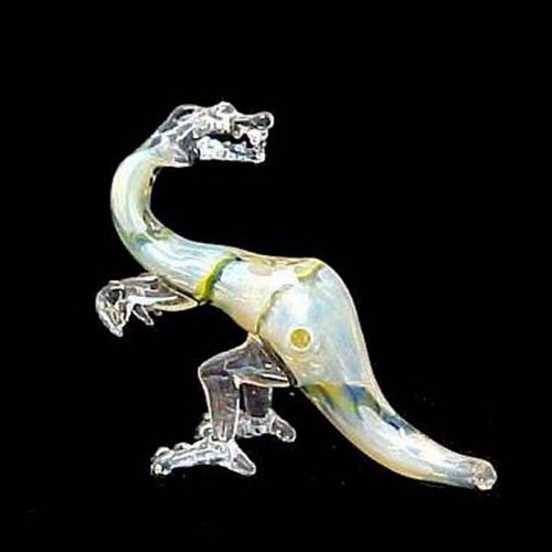Hand Blown Glass Snake Dragon Pipe. - Etsy