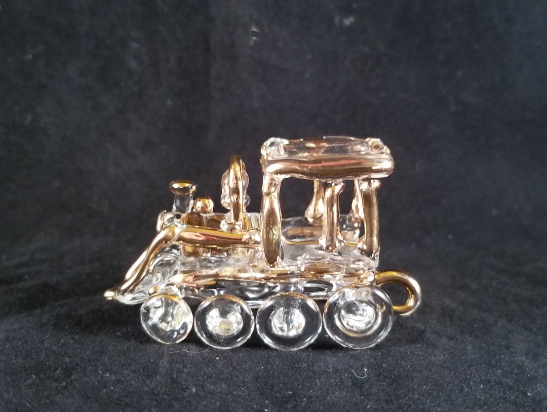 Mini Hand Blown Glass Train - Etsy