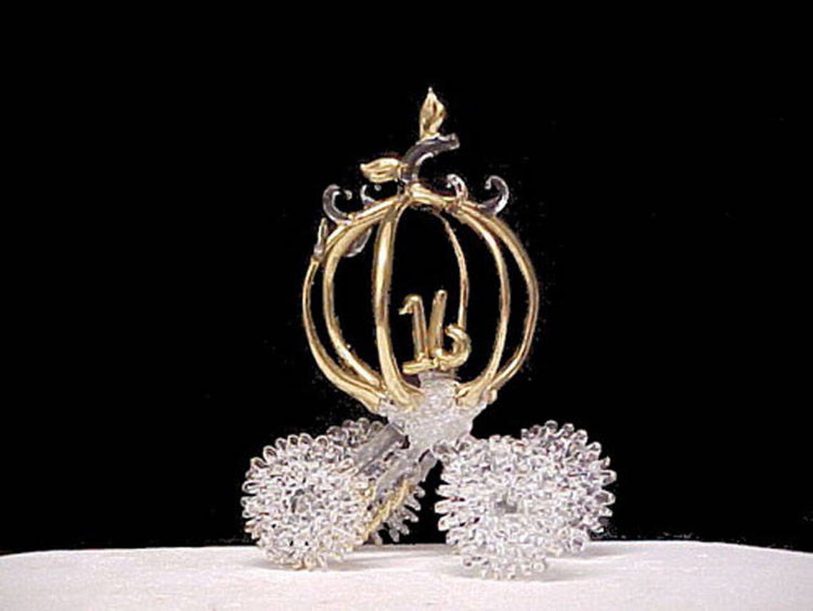 Cinderella Coach Quinceanera Cake Topper - Etsy