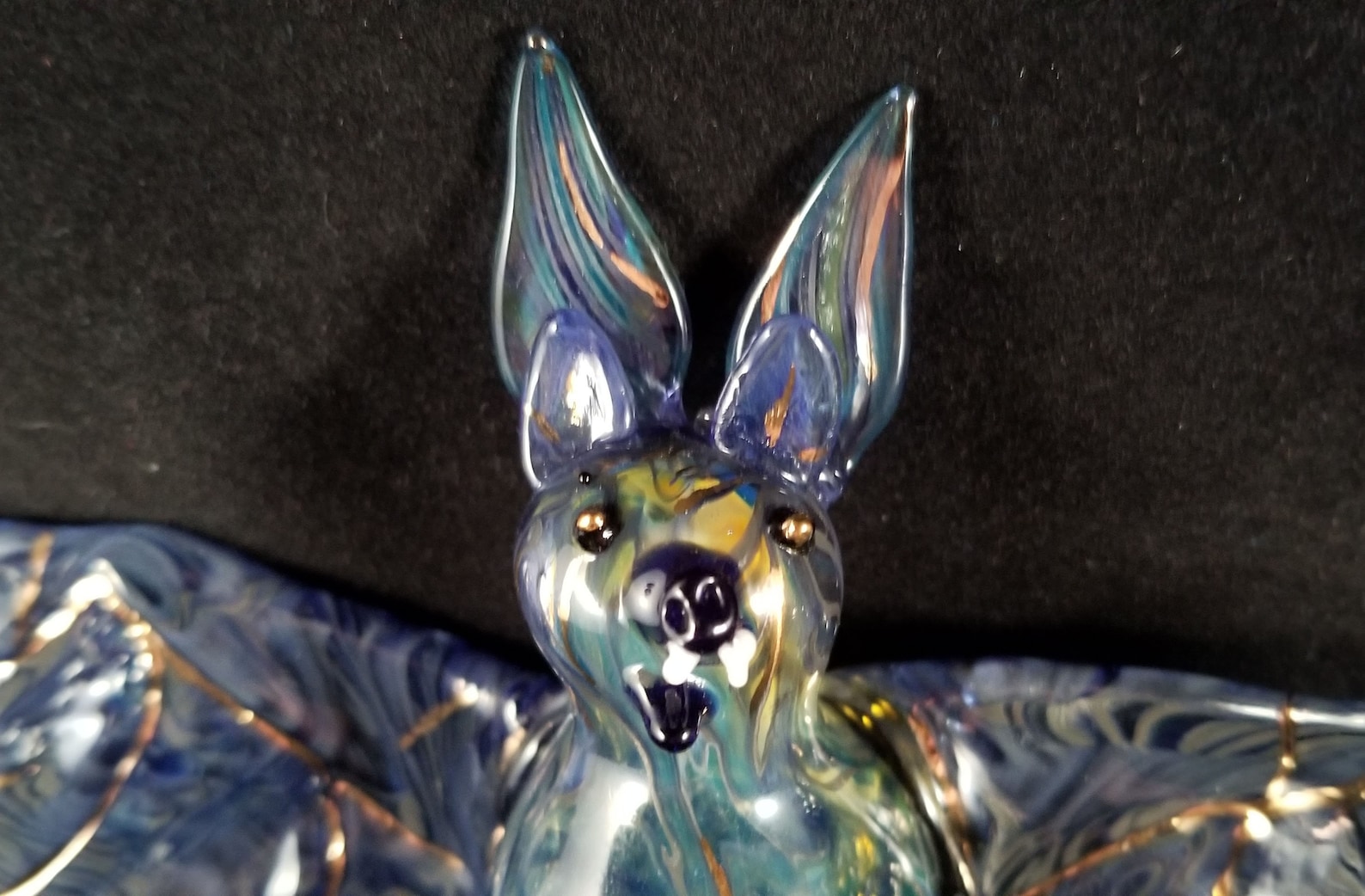 Hand Blown Glass Bat Pipe. | Etsy