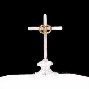 Cross Wedding Cake Topper. - Etsy
