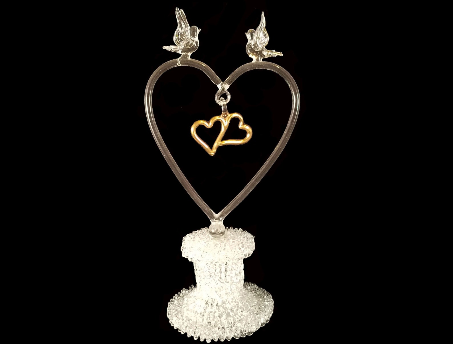 Wedding Heart Wedding Cake Topper. | Etsy