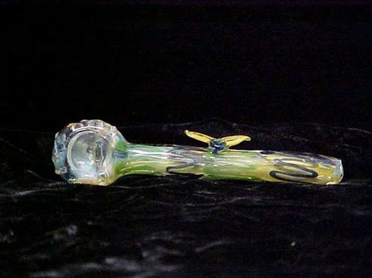 Hand Blown Glass Peace Pipe - Etsy