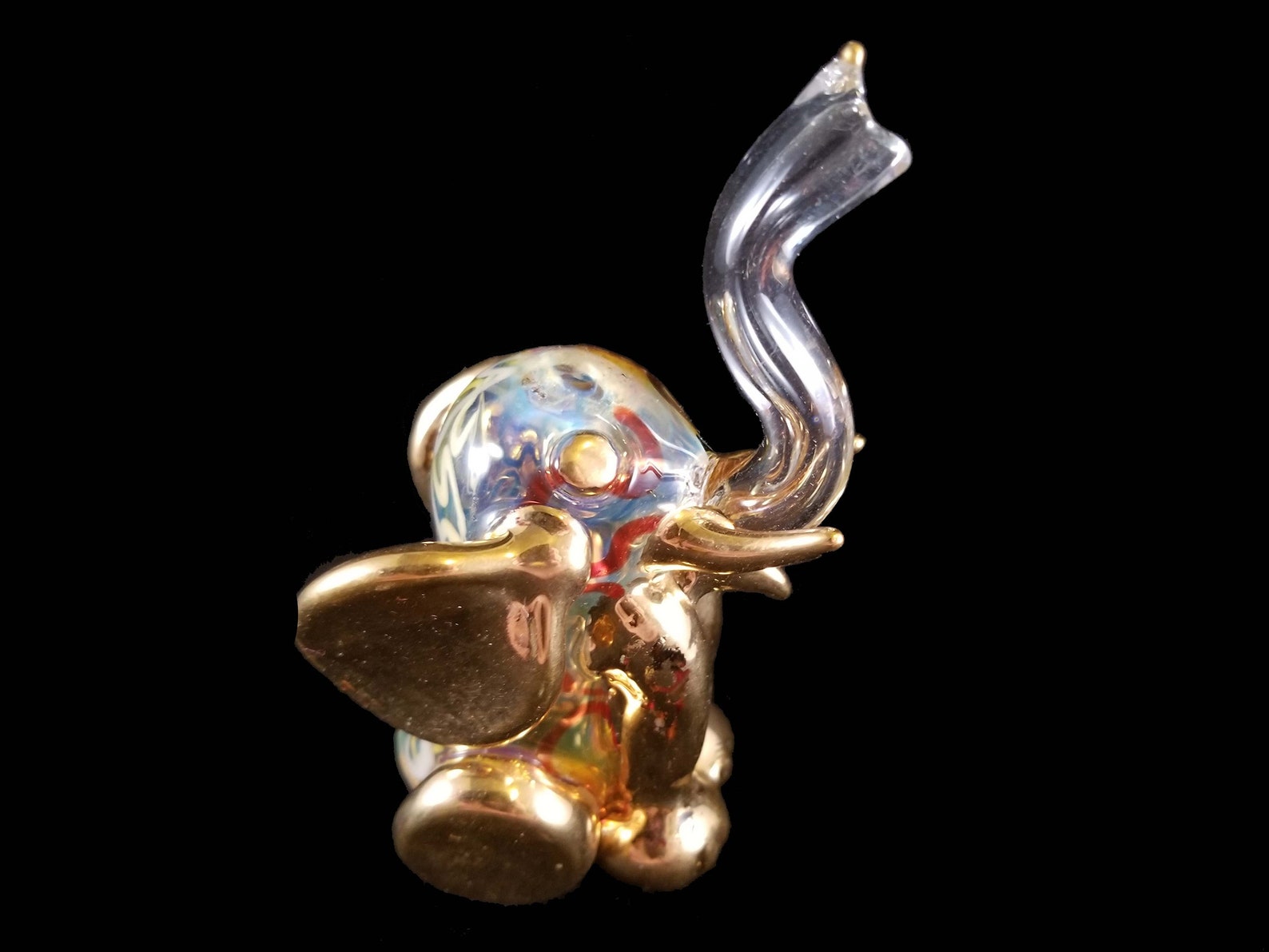 Hand Blown Glass Elephant Pipe. | Etsy