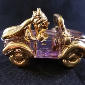 Volkswagen Bug Wedding Cake Topper With Bride and Groom Inside. - Etsy