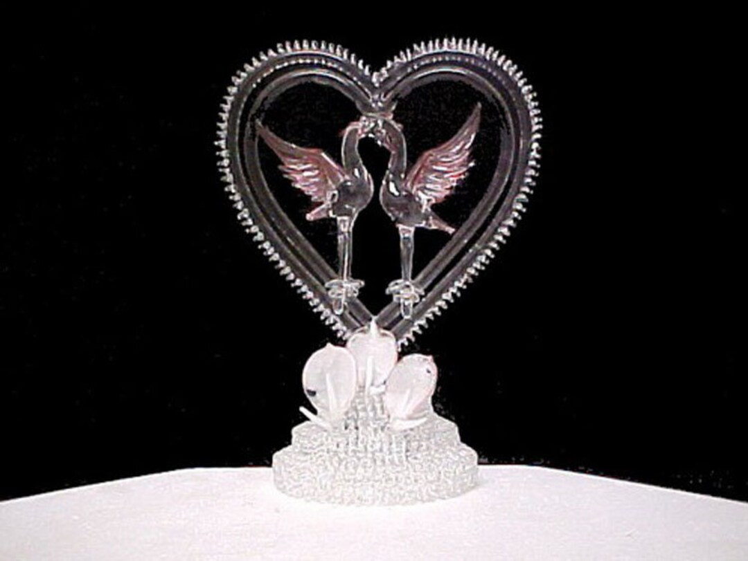 Whooping Crane Wedding Cake Top. - Etsy