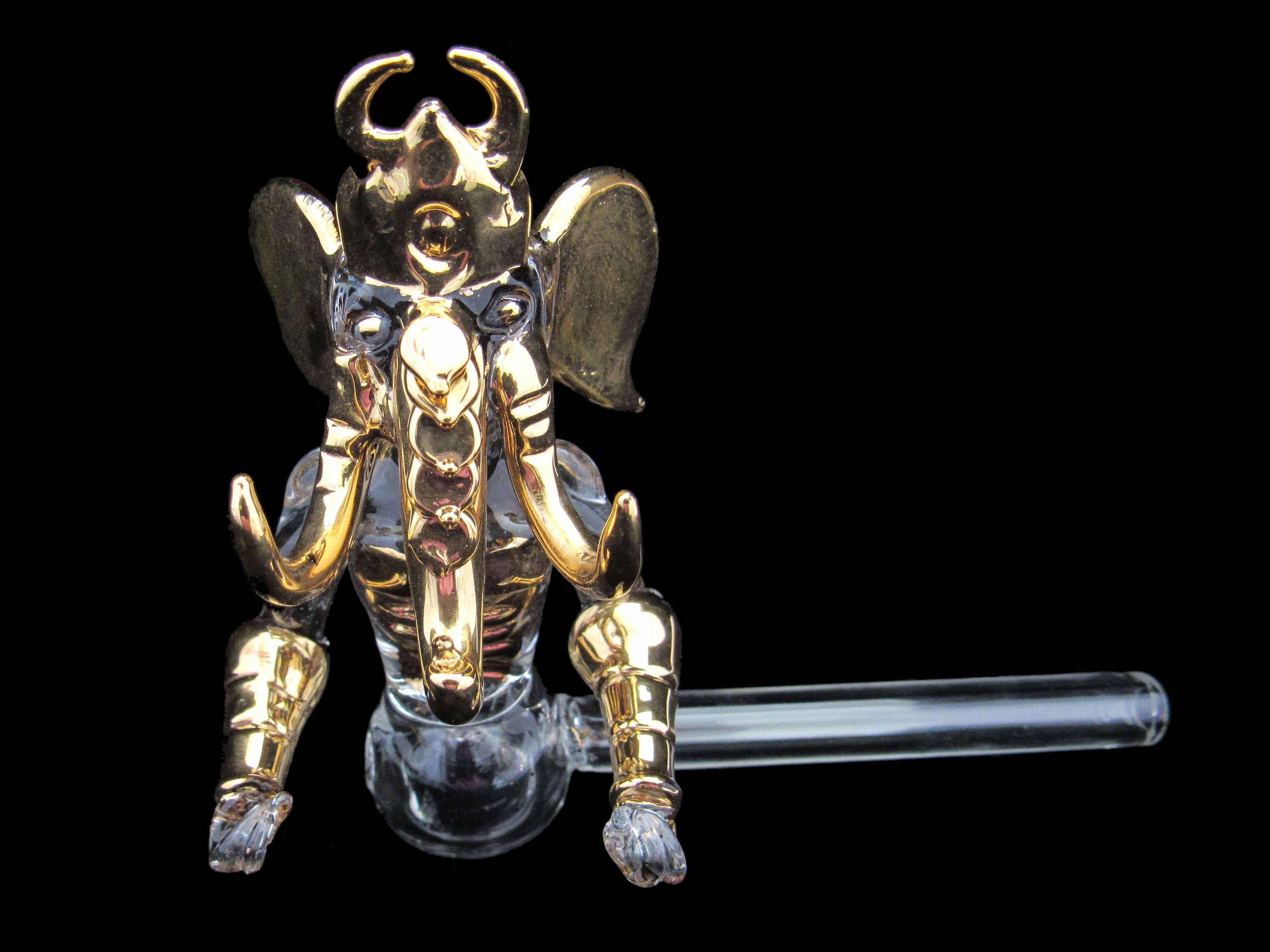 Elephant Glass Pipe Etsy