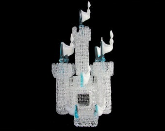 Hand Blown Glass Castle Cake Topper | Etsy