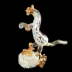 Hand Blown Glass Cool Cat Pipe. - Etsy