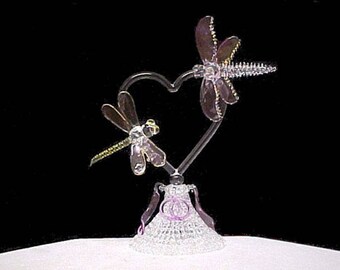 Dragonfly Wedding Cake Topper (customizable) - Etsy