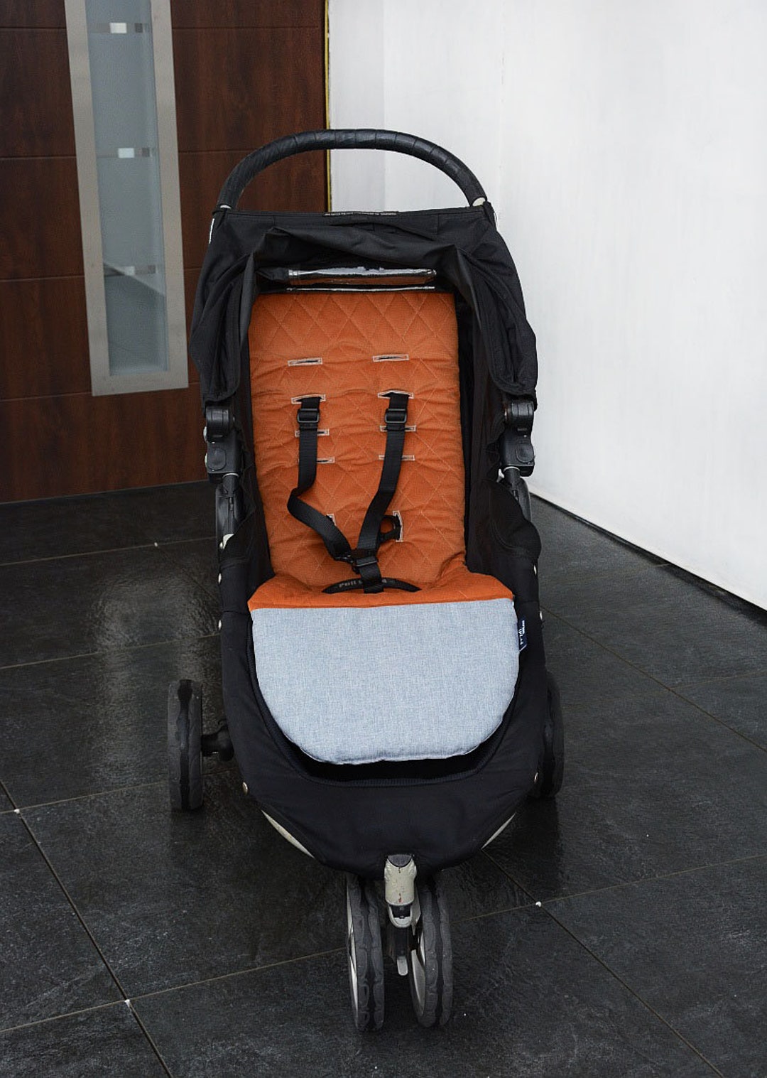 Reversible Custom Stroller Liner With Waterproof Part- Stroller Pad ...