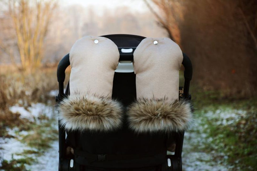 MERINO WOOL Waterproof Pram/ Stroller Muff, Hand Muff, Hand Warmer ...