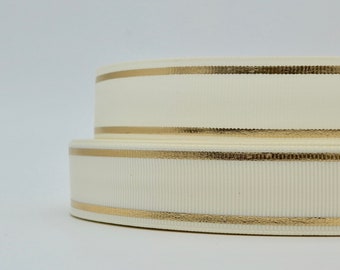 Gold Edge Ribbon | Etsy