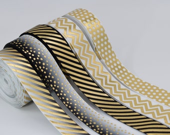 Gold Foil Ribbon | Etsy