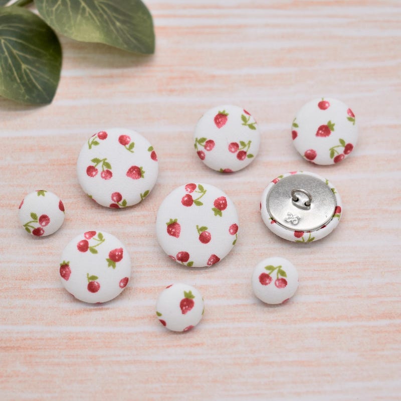 Cherry Buttons - Etsy