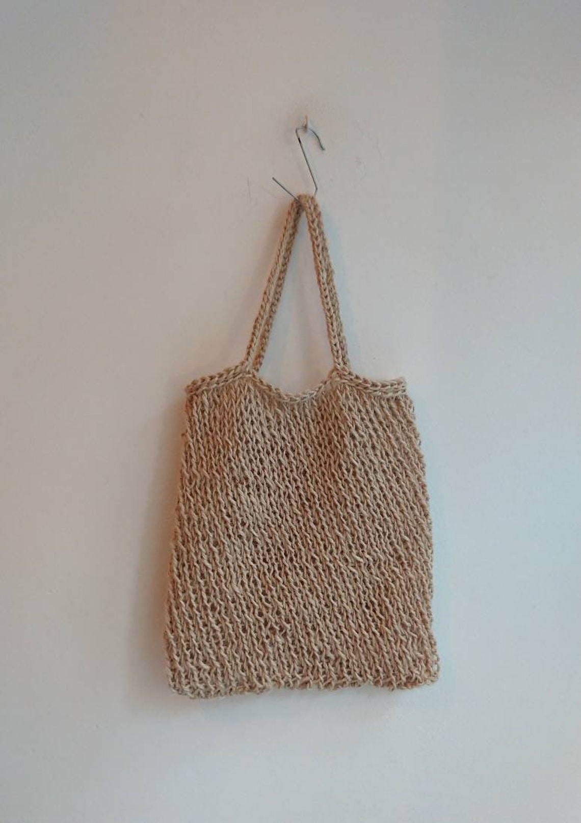 Jute Market Bag, Boho Shopping Bag, Grocery Bag, Summer Raffia - Etsy
