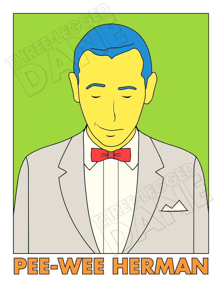 Coloring Page • Pee-wee Herman • Instant PDF Digital Download ...